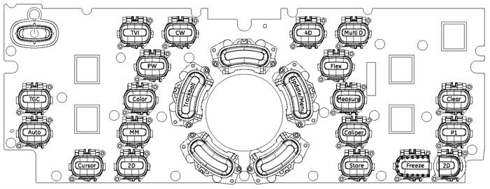 GE Alton Functional and Power Keys SVC Kit