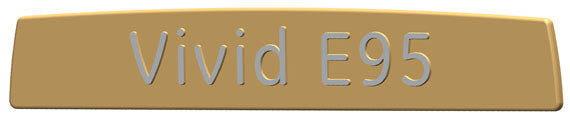 GE Nameplate Vivid E95 (Gold) | Heart Medical