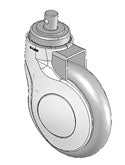 GE Wheel_Rear_6inch with free swivel